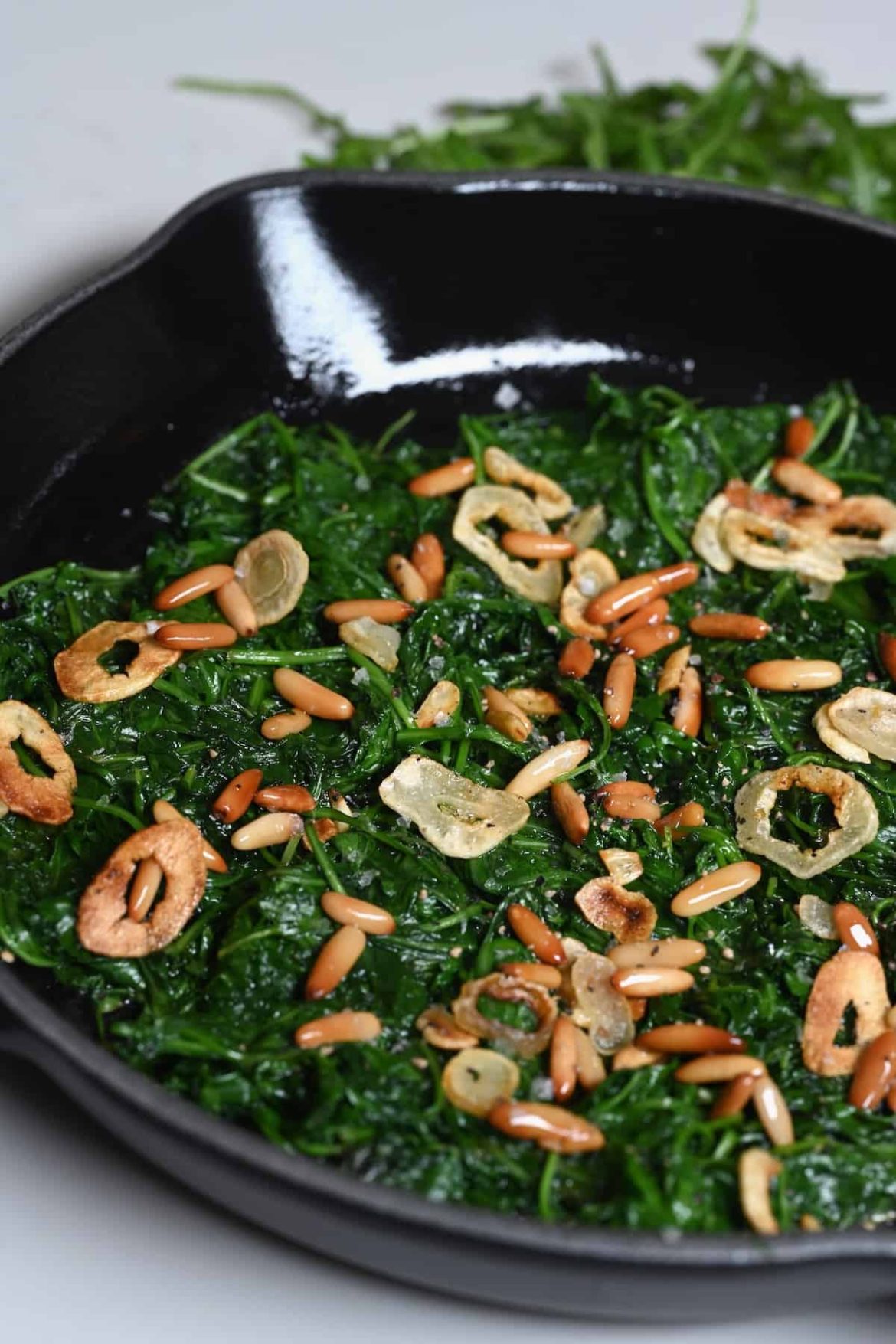 How To Cook Arugula ( Sauteed Recipe ) - Simple & Easy To Do