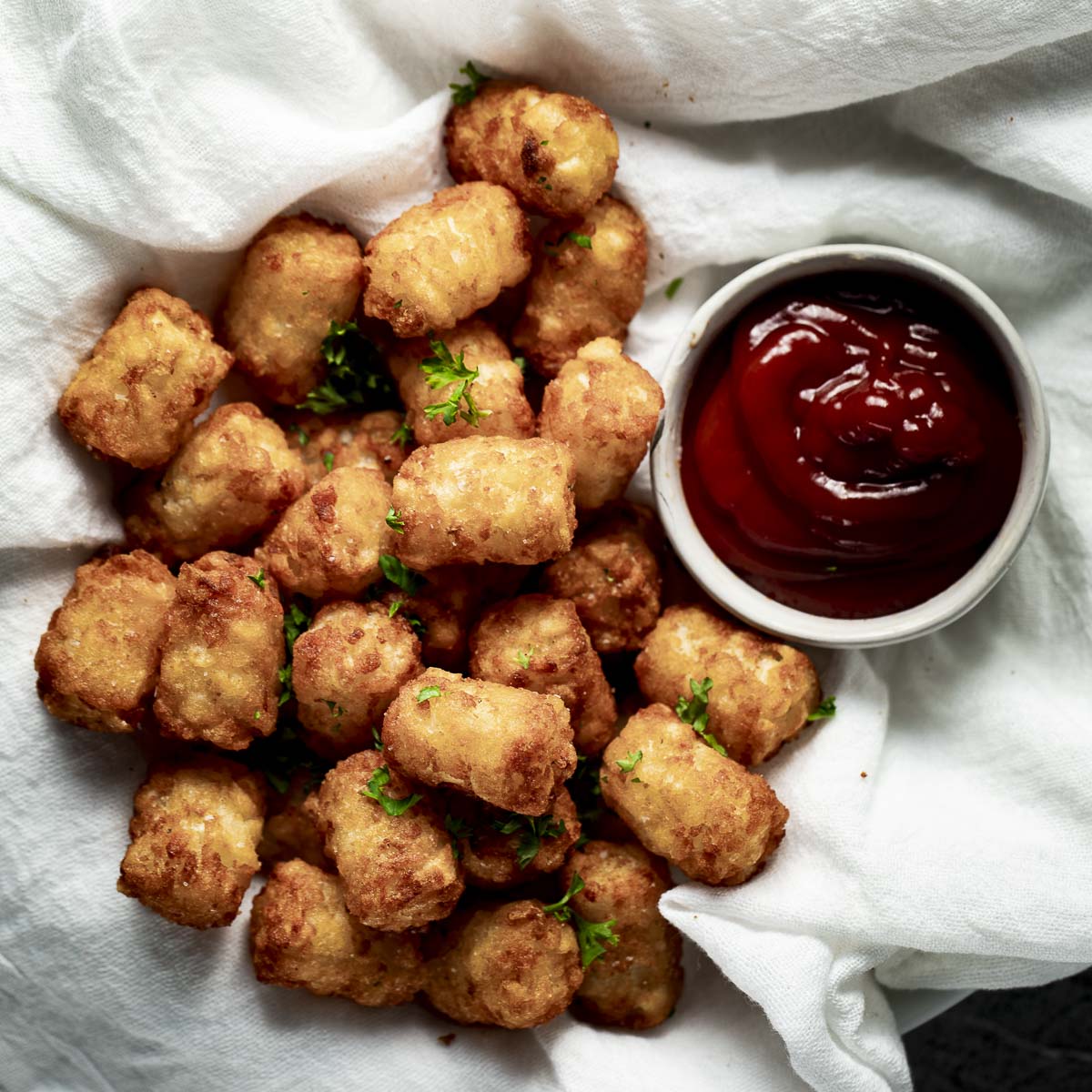 Crispy Air Fryer Frozen Tater Tots | Step by Step Guide