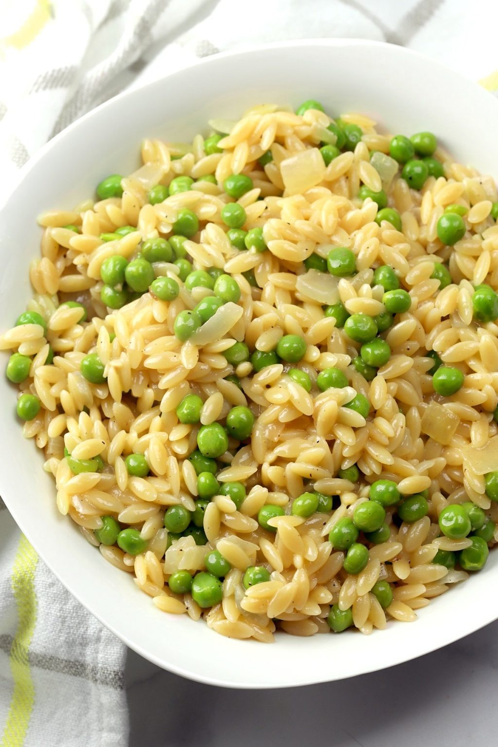 Orzo With Parmesan and Peas - Simple & Easy To Make