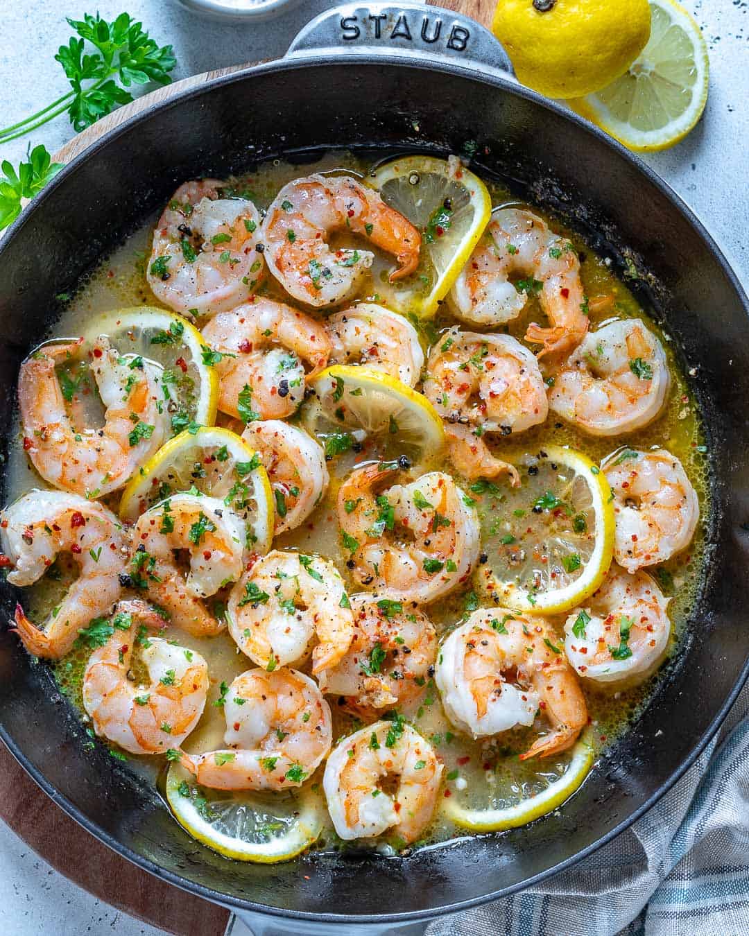 Easy Lemon Garlic Shrimp Recipe ( Keto & Low Crab )