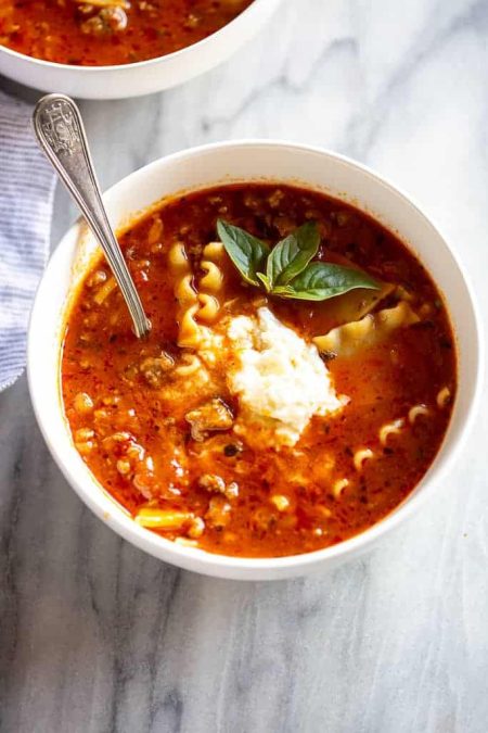 The Best Lasagna Soup Recipe (One Pot) | Simple & Easy