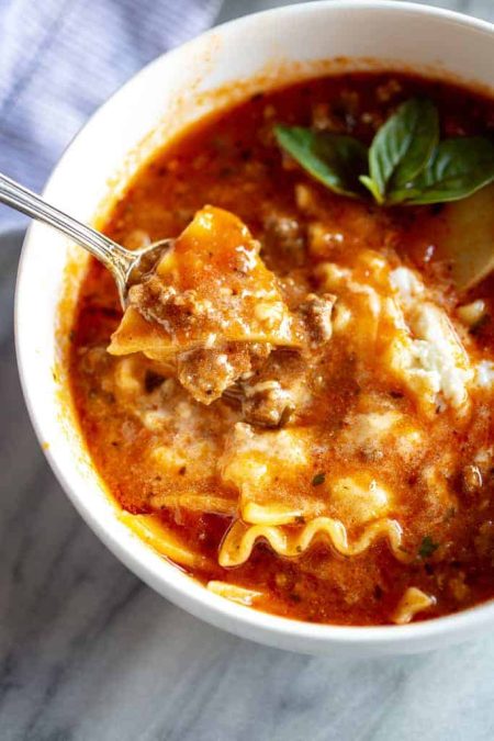 The Best Lasagna Soup Recipe (One Pot) | Simple & Easy